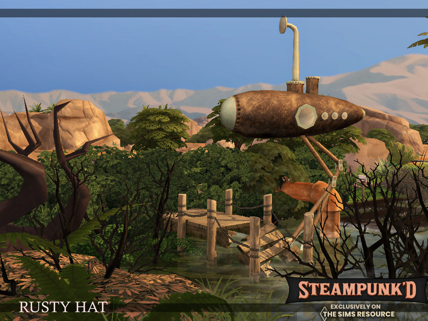 The Sims Resource - Steampunked - Rusty Hat | CC only TSR