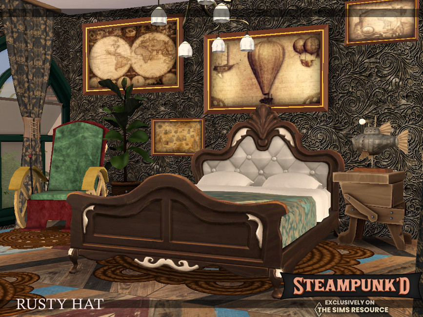 The Sims Resource - Steampunked - Rusty Hat | CC only TSR