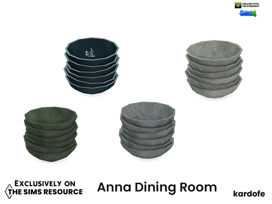 The Sims Resource - Anna Dining Room_Bowls