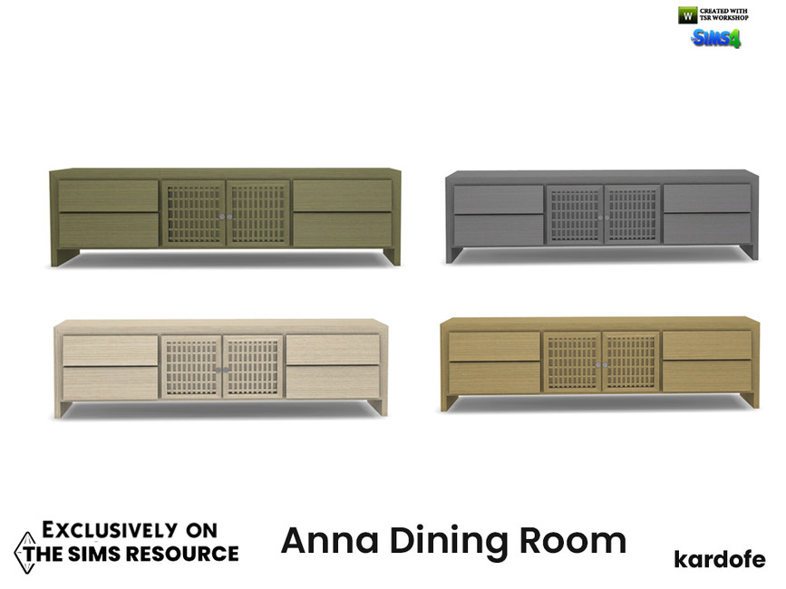 The Sims Resource - Anna Dining Room_Sideboard