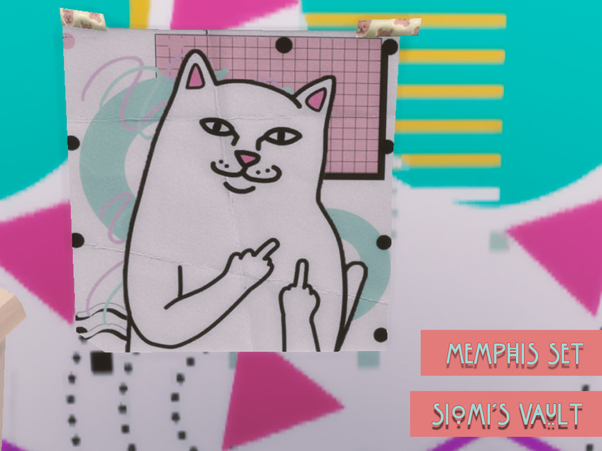 The Sims Resource - Memphis set Wall Picture01