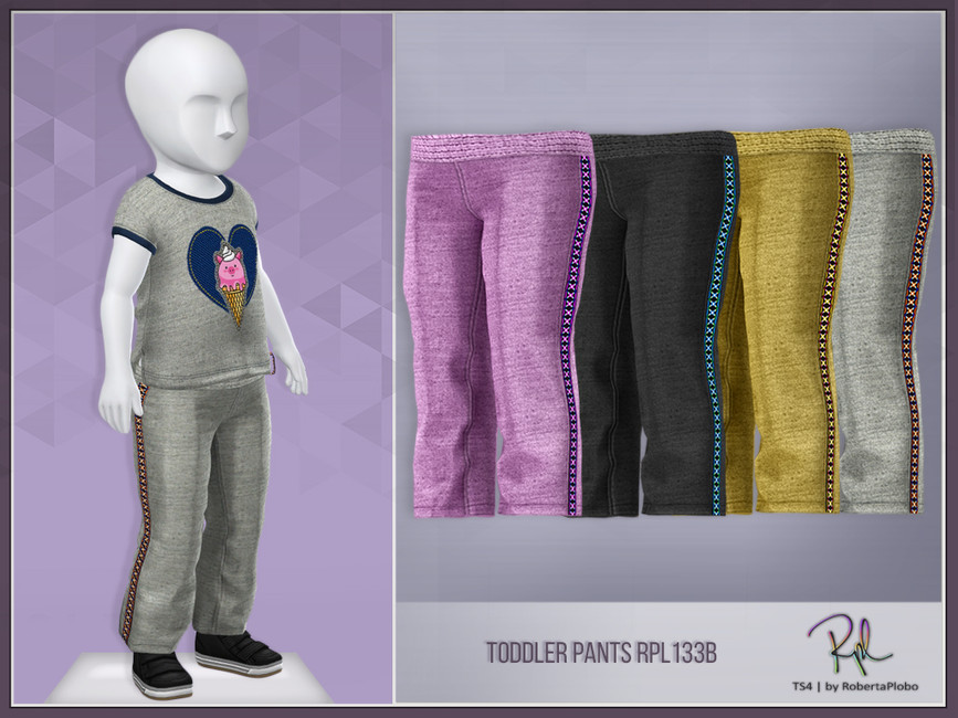 The Sims Resource - Toddler Pants RPL133B