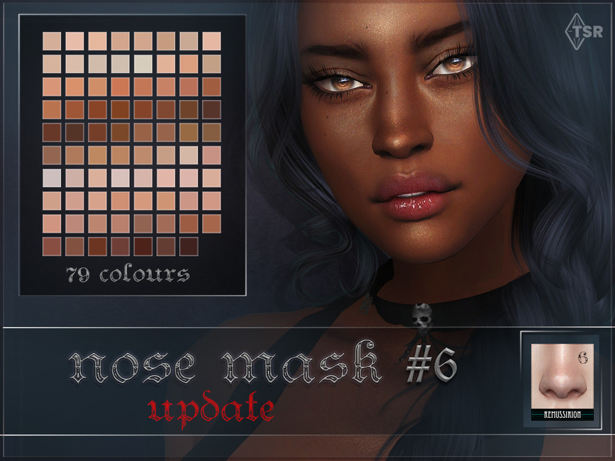 The Sims Resource - Nose mask 06 (full coverage) UPDATE for sim creators