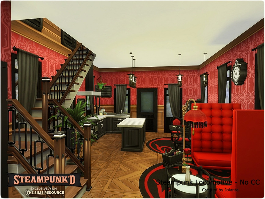 The Sims Resource - Steampunked - Locomotive - No CC