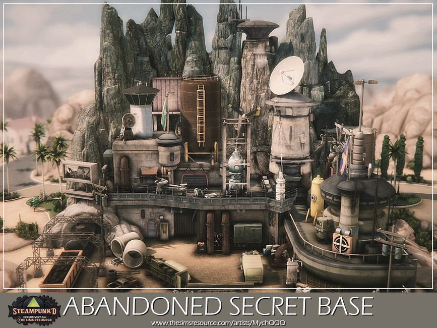 The Sims Resource - Steampunked - Abandoned Secret Base