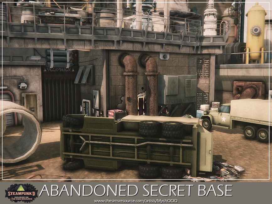 The Sims Resource - Steampunked - Abandoned Secret Base