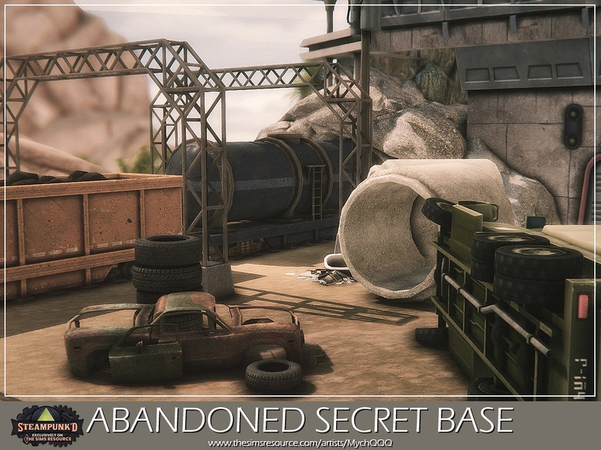 The Sims Resource - Steampunked - Abandoned Secret Base