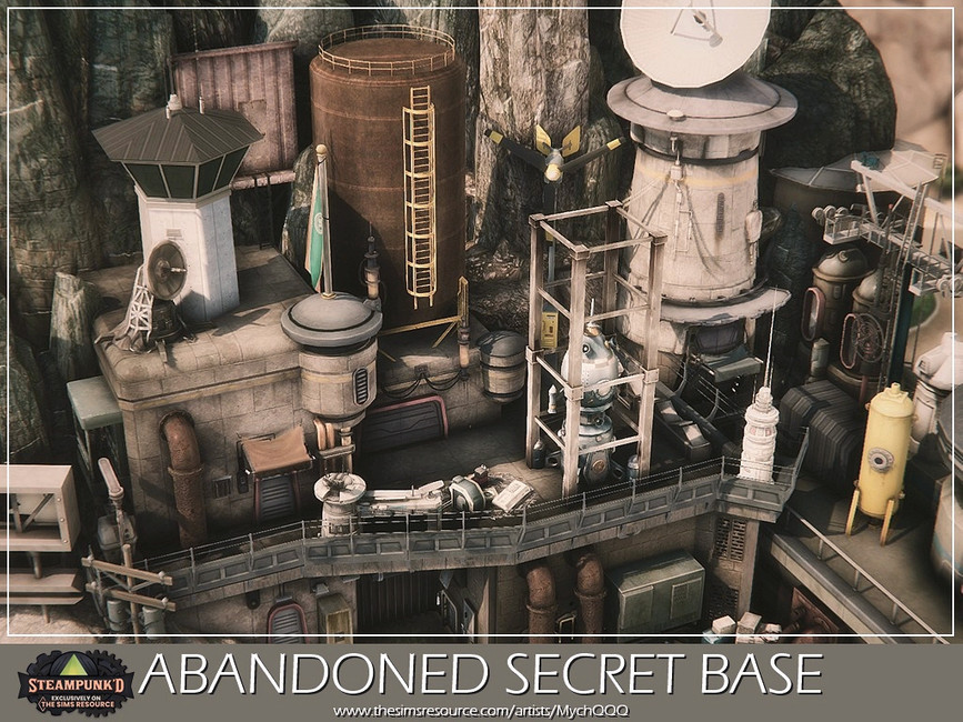 The Sims Resource - Steampunked - Abandoned Secret Base