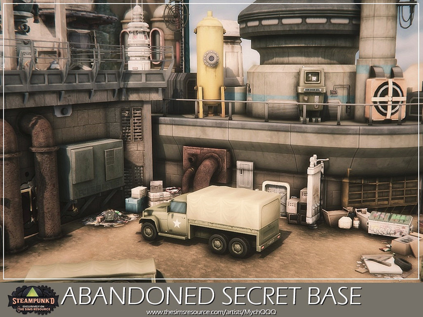 The Sims Resource - Steampunked - Abandoned Secret Base