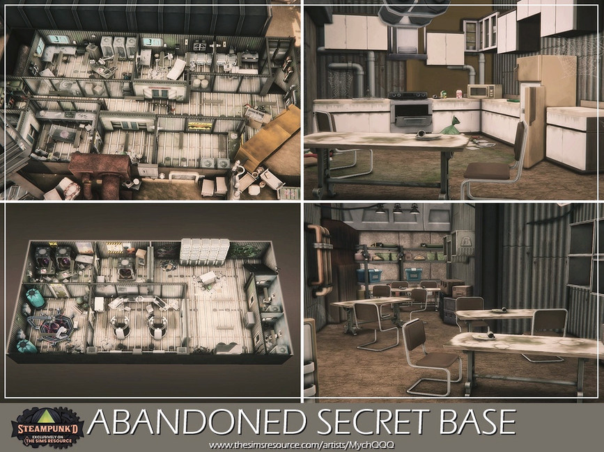 The Sims Resource - Steampunked - Abandoned Secret Base