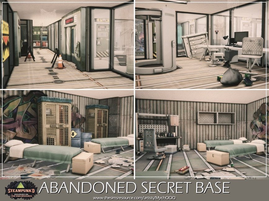 The Sims Resource - Steampunked - Abandoned Secret Base