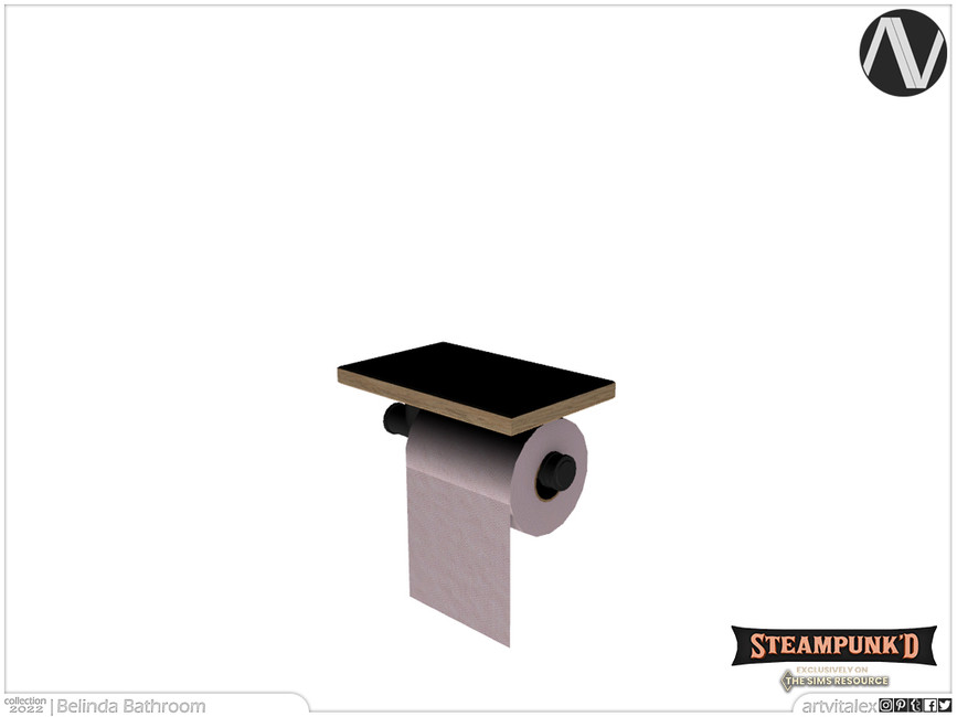 The Sims Resource - Steampunked | Belinda Toilet Paper Holder