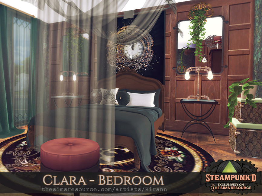 The Sims Resource - Steampunked - Clara Bedroom - TSR CC Only