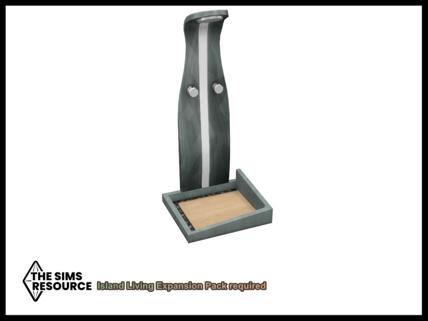 The Sims Resource - Back To Nature Indoor Outdoor Shower