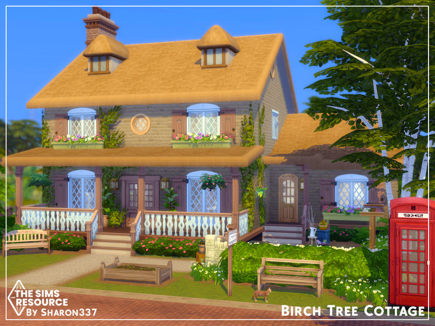 The Sims Resource - Birch Tree Cottage - Nocc