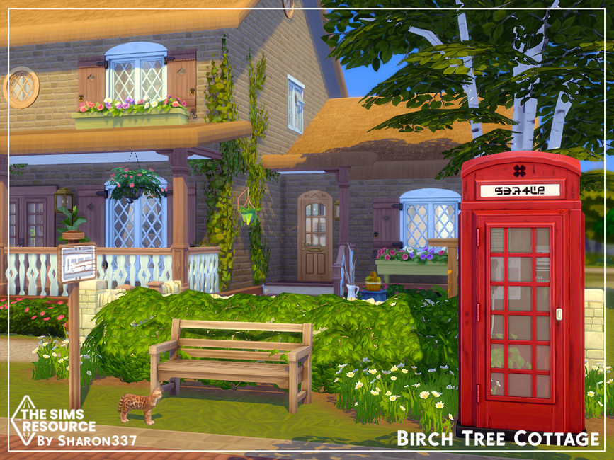 The Sims Resource - Birch Tree Cottage - Nocc