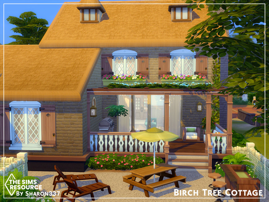The Sims Resource - Birch Tree Cottage - Nocc
