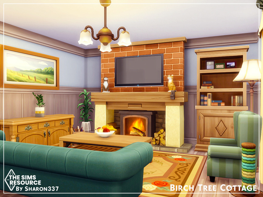 The Sims Resource - Birch Tree Cottage - Nocc