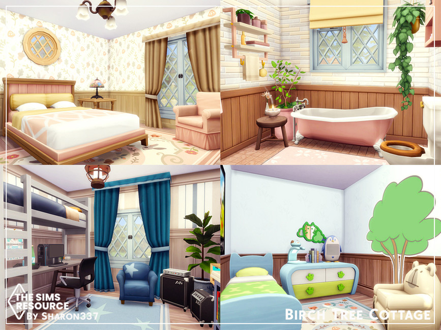 The Sims Resource - Birch Tree Cottage - Nocc