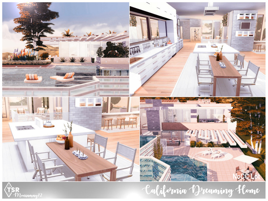 The Sims Resource - California Dreaming Home NoCC