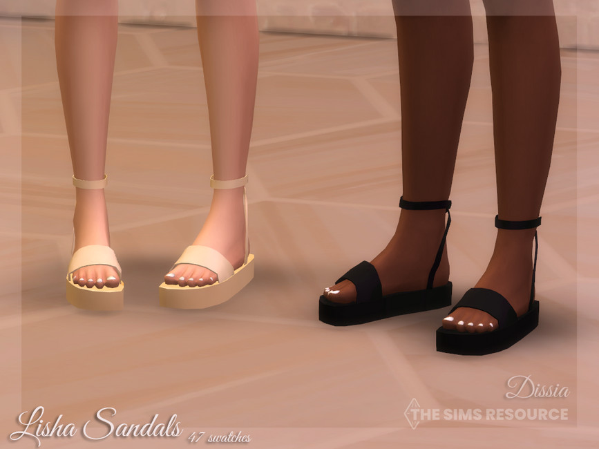 The Sims Resource - Lisha Sandals