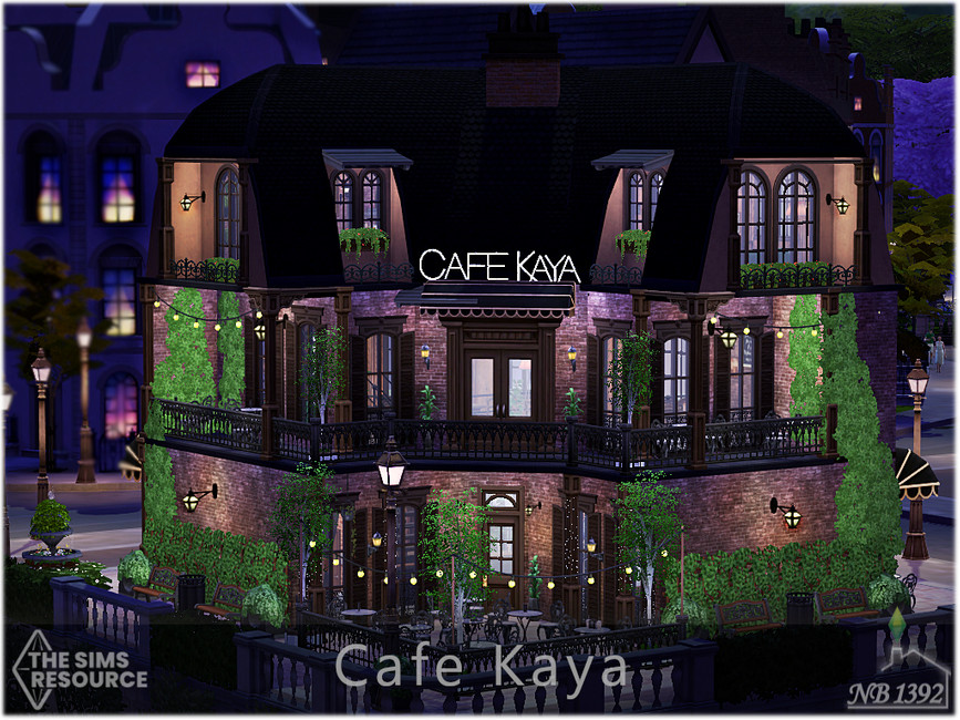 The Sims Resource - Cafe Kaya (CC only TSR)