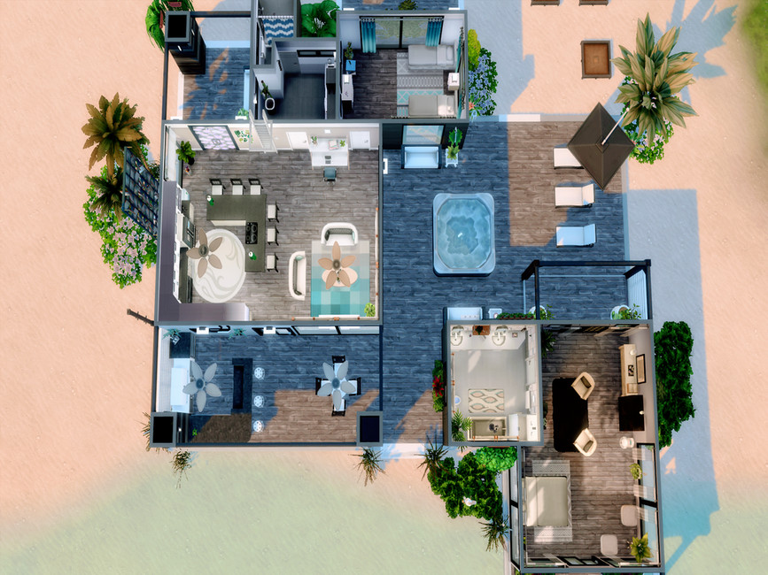 The Sims Resource - Shades Beach House