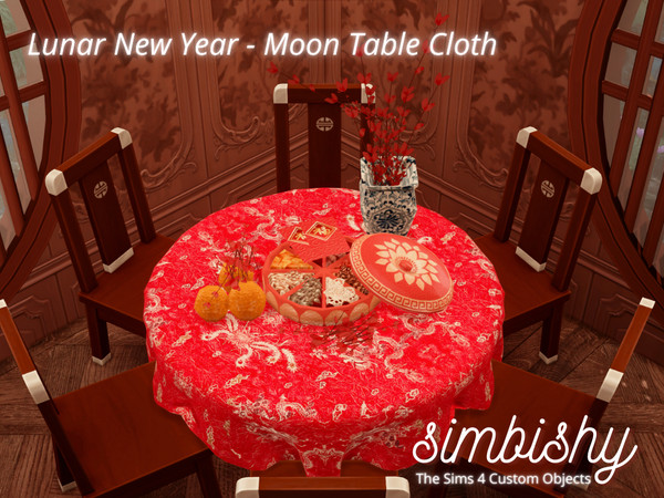 The Sims Resource | Lunar New Year - Moon Table Cloth