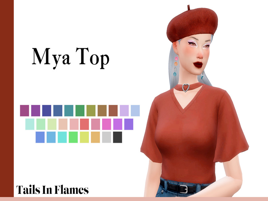 The Sims Resource - Mya Top