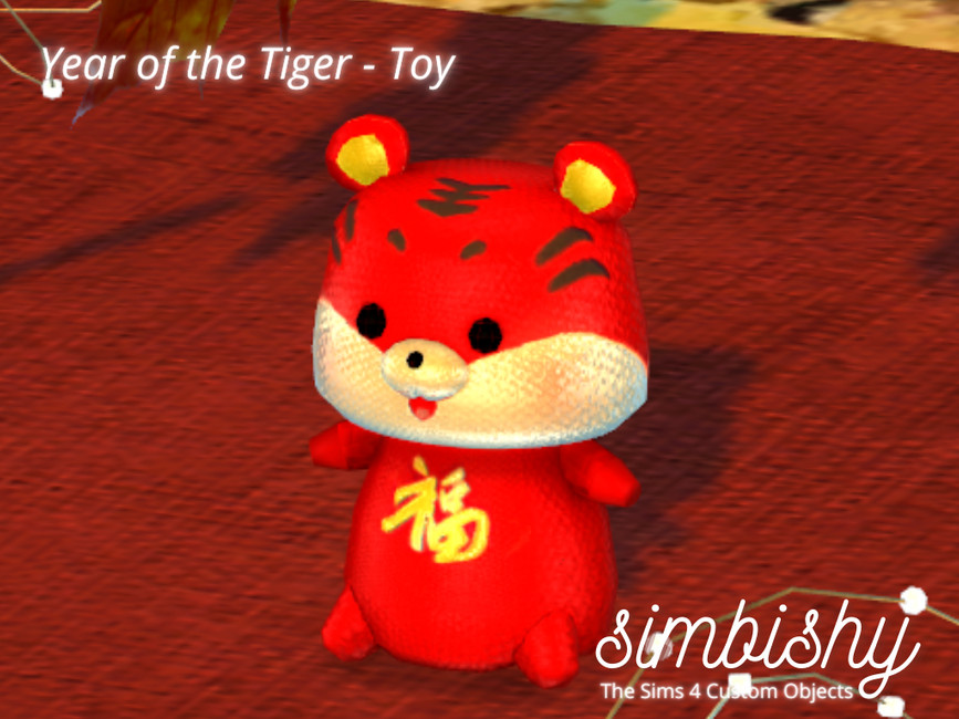 The Sims Resource - Year of the Tiger Toy (Lunar New Year)