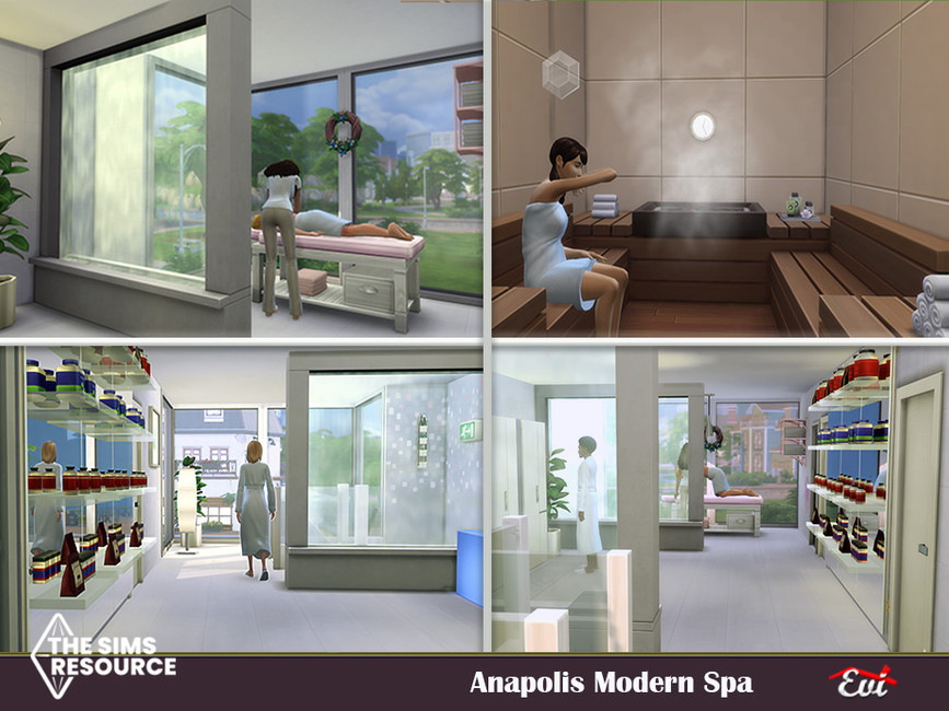 The Sims Resource - Anapolis modern spa_ NO CC