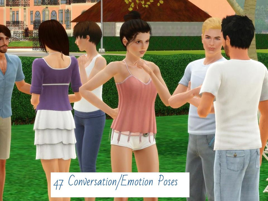 The Sims Resource - Conversation/Emotion Poses
