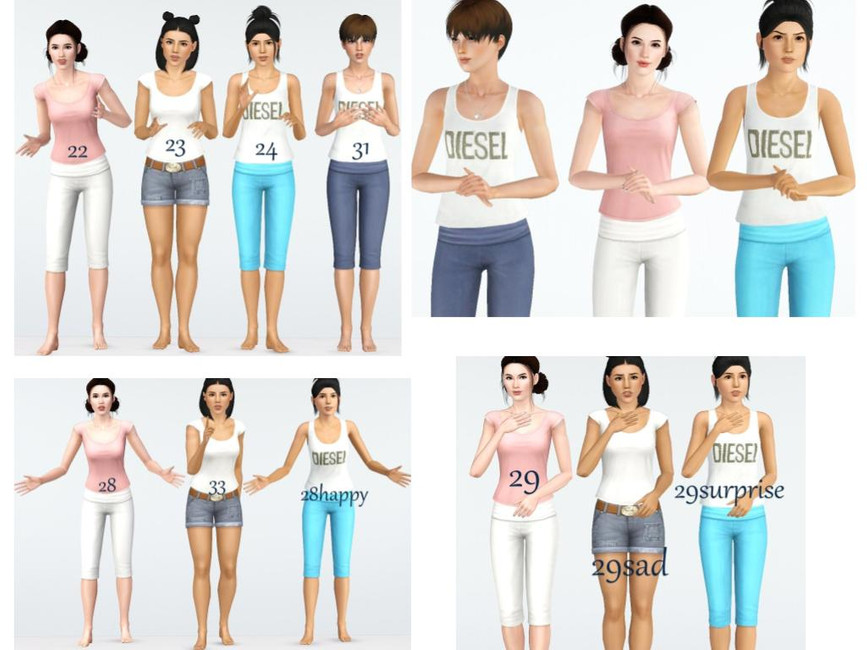 The Sims Resource - Conversation/Emotion Poses