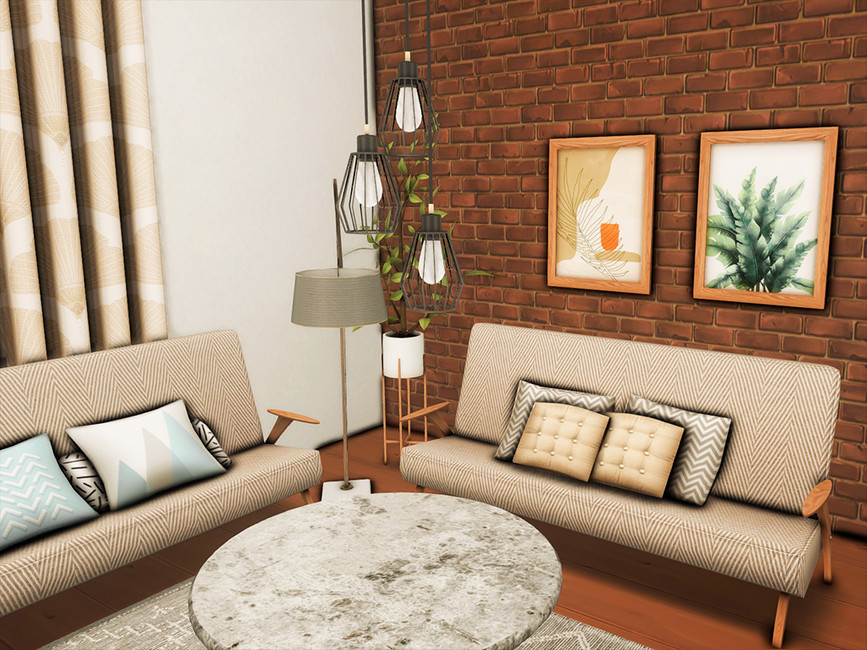 The Sims Resource - Alice Living Room (TSR only CC)