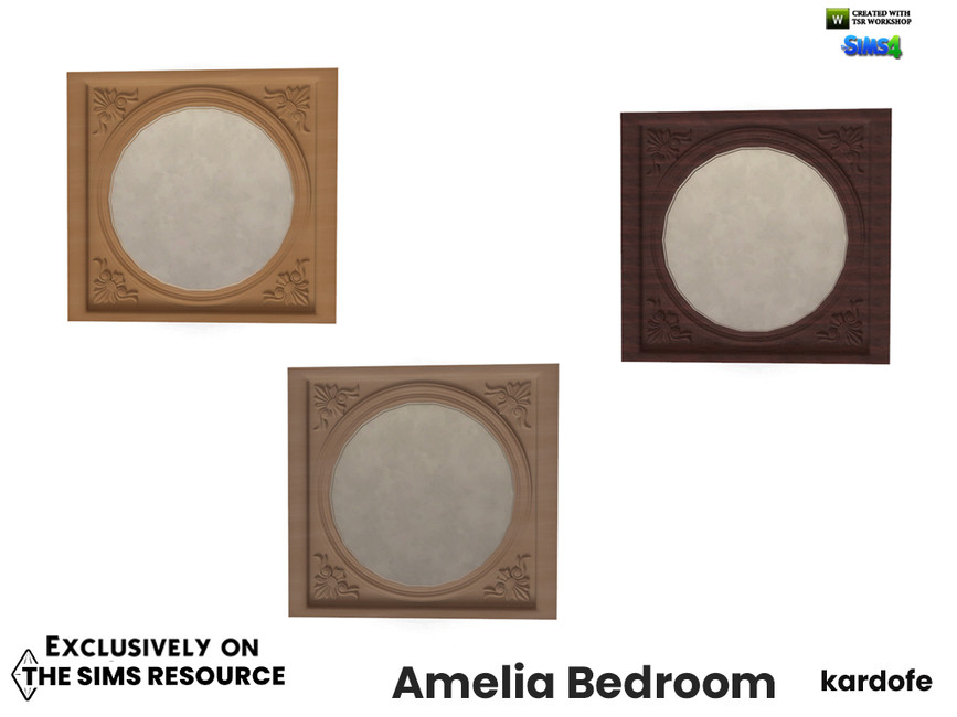 The Sims Resource - kardofe_Amelia Bedroom_Mirror