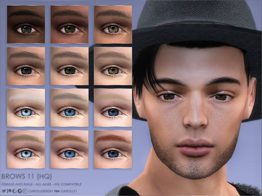 The Sims Resource - Brows 11 (HQ)
