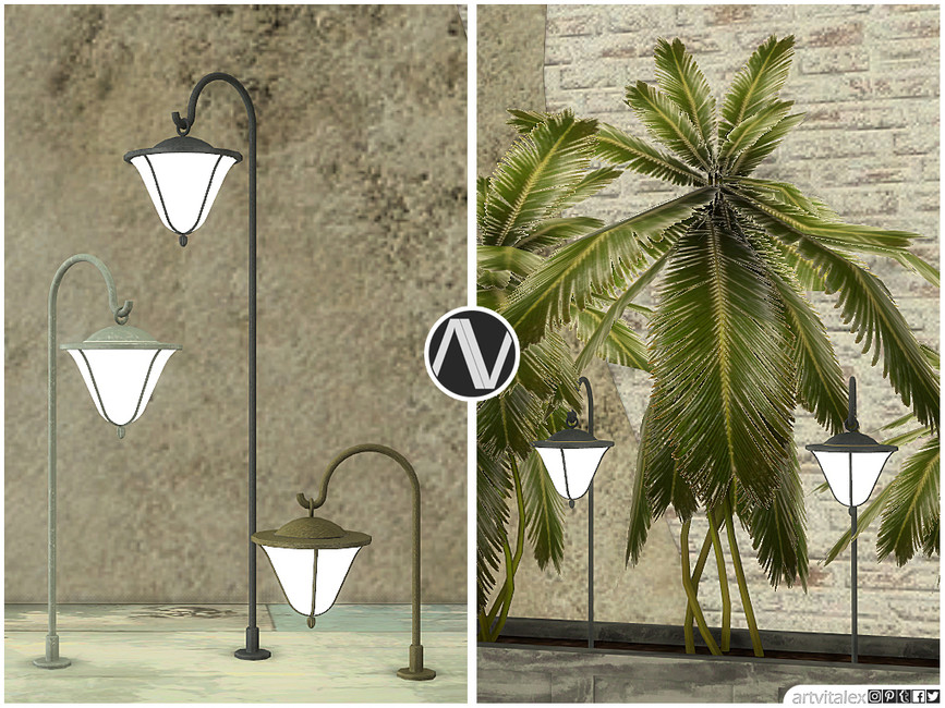 The Sims Resource - Dolton Outdoor Lightings