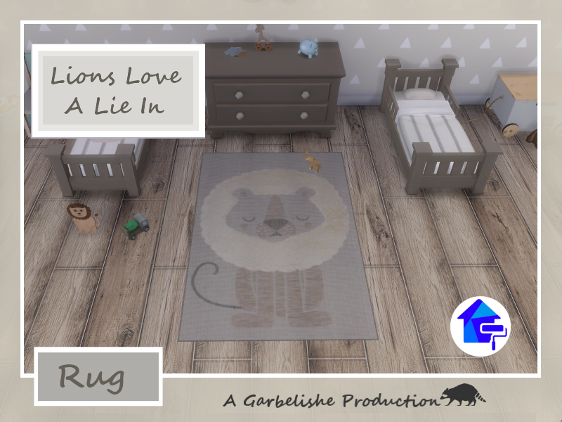 The Sims Resource | Lions Love A Lie In Rug