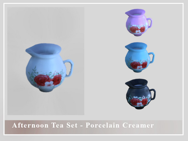 The Sims Resource | Afternoon Tea Set - Porcelain Creamer
