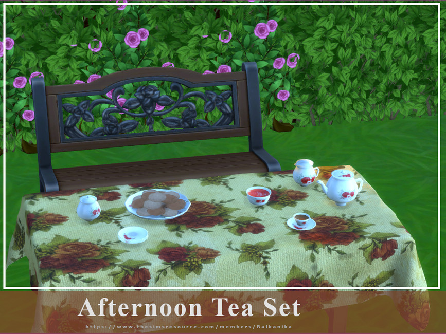 The Sims Resource - Afternoon Tea Set