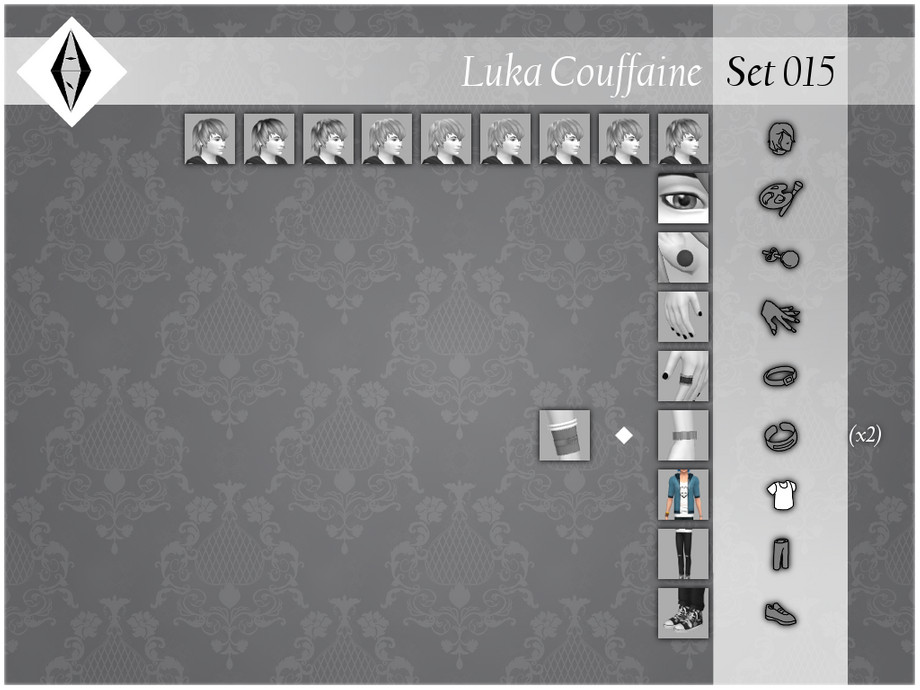 The Sims Resource | Luka Couffaine - Set015 - Top - Jacket