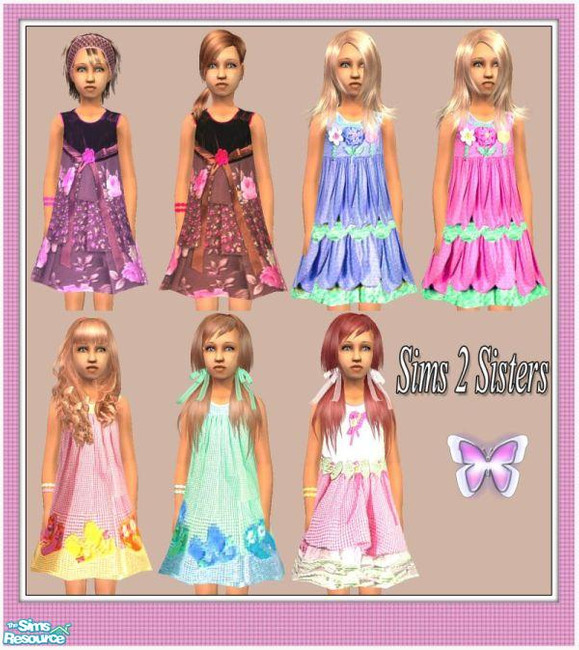 The Sims Resource - S2S Dress for Girls