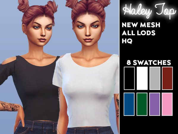 The Sims Resource | Haley Top - LK003