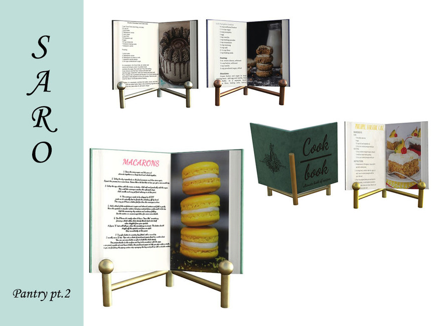 The Sims Resource - SAROPantry2 cookbook