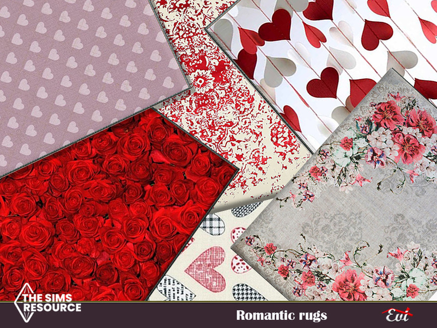The Sims Resource - Romantic Rugs