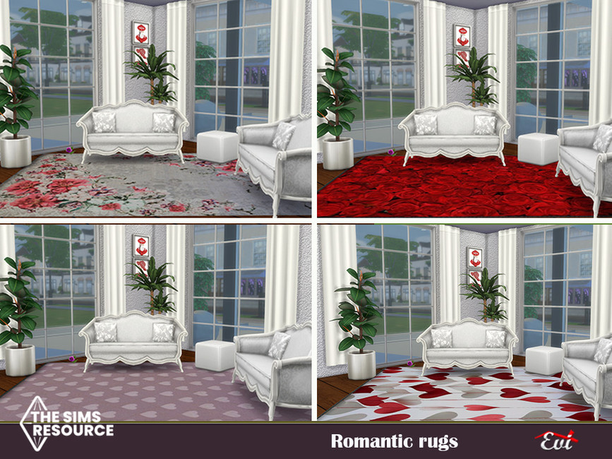 The Sims Resource - Romantic Rugs