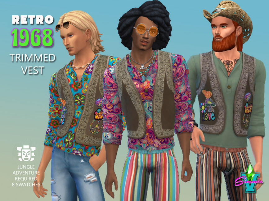 The Sims Resource - Trimmed Vest