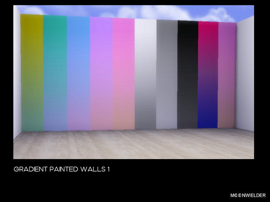 The Sims Resource - Gradient Painted Walls 1