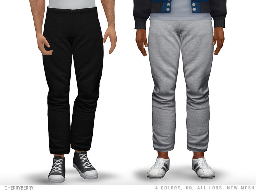 The Sims Resource - Stanley - Men's Joggers