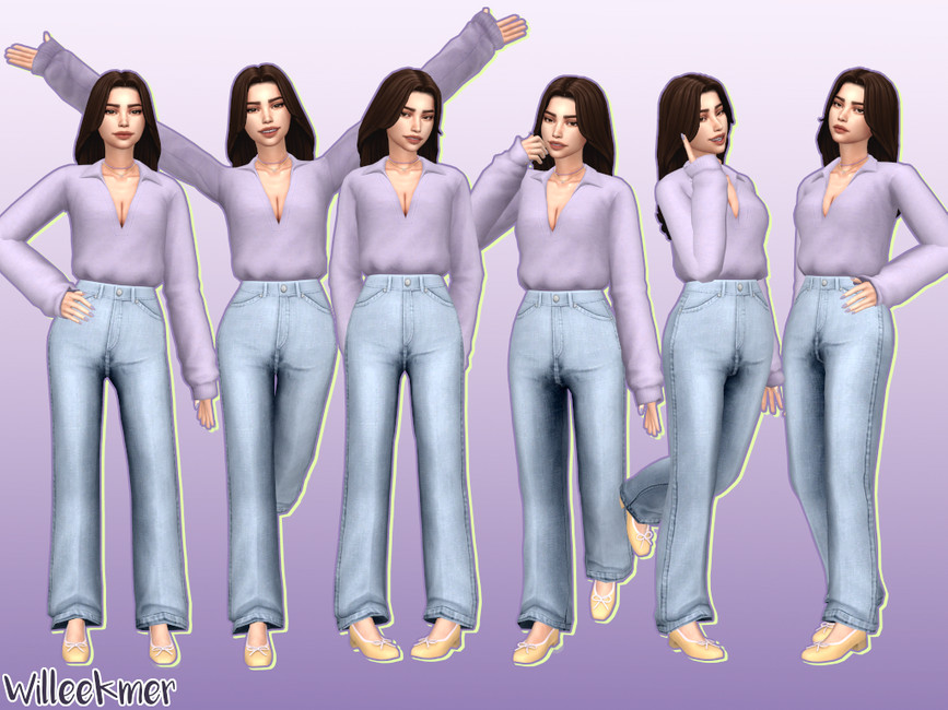 The Sims Resource - Modeling Pose Pack #6 (FOODIE trait)